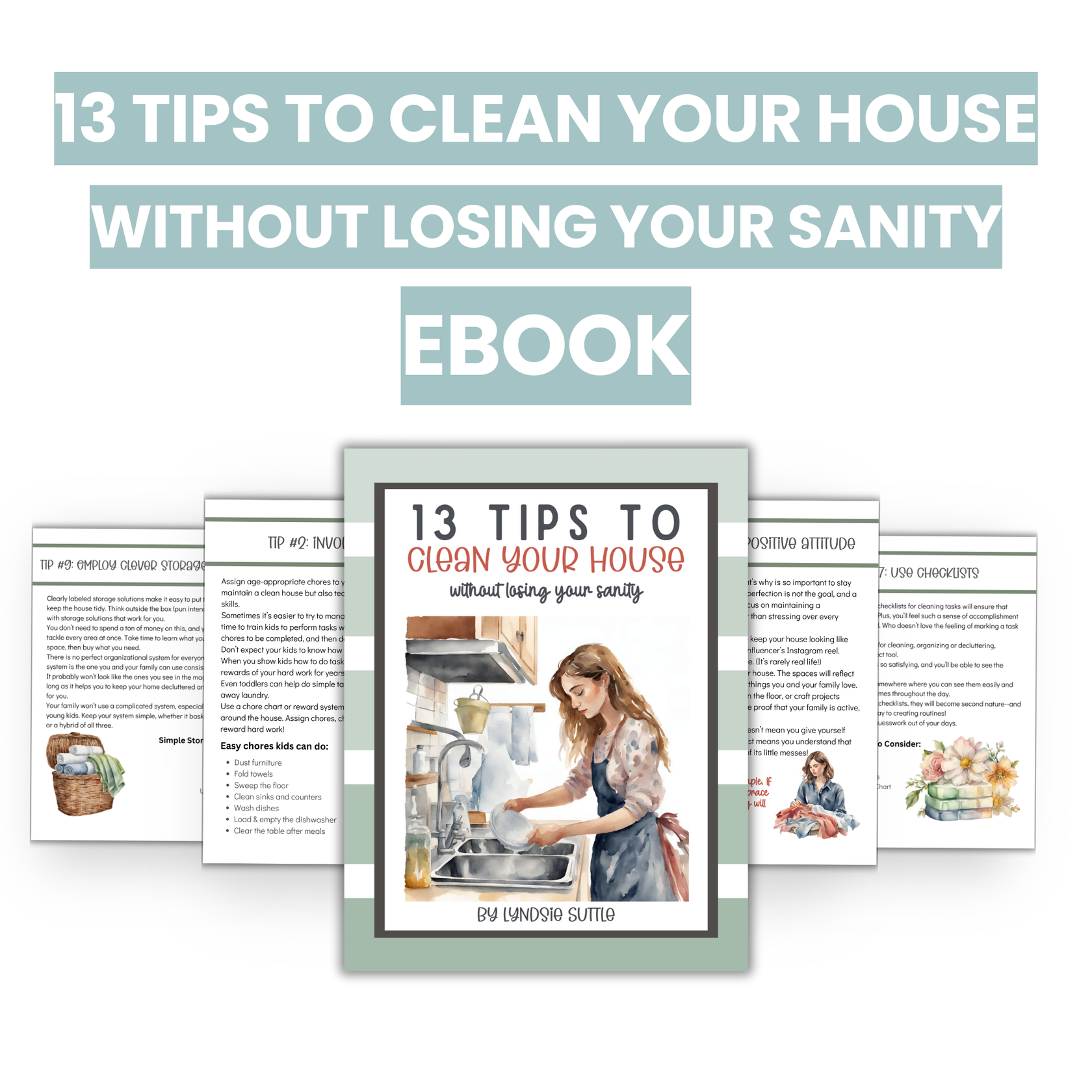 13 Tips to Clean Your House Without Losing Your Sanity – Flourishing Mama