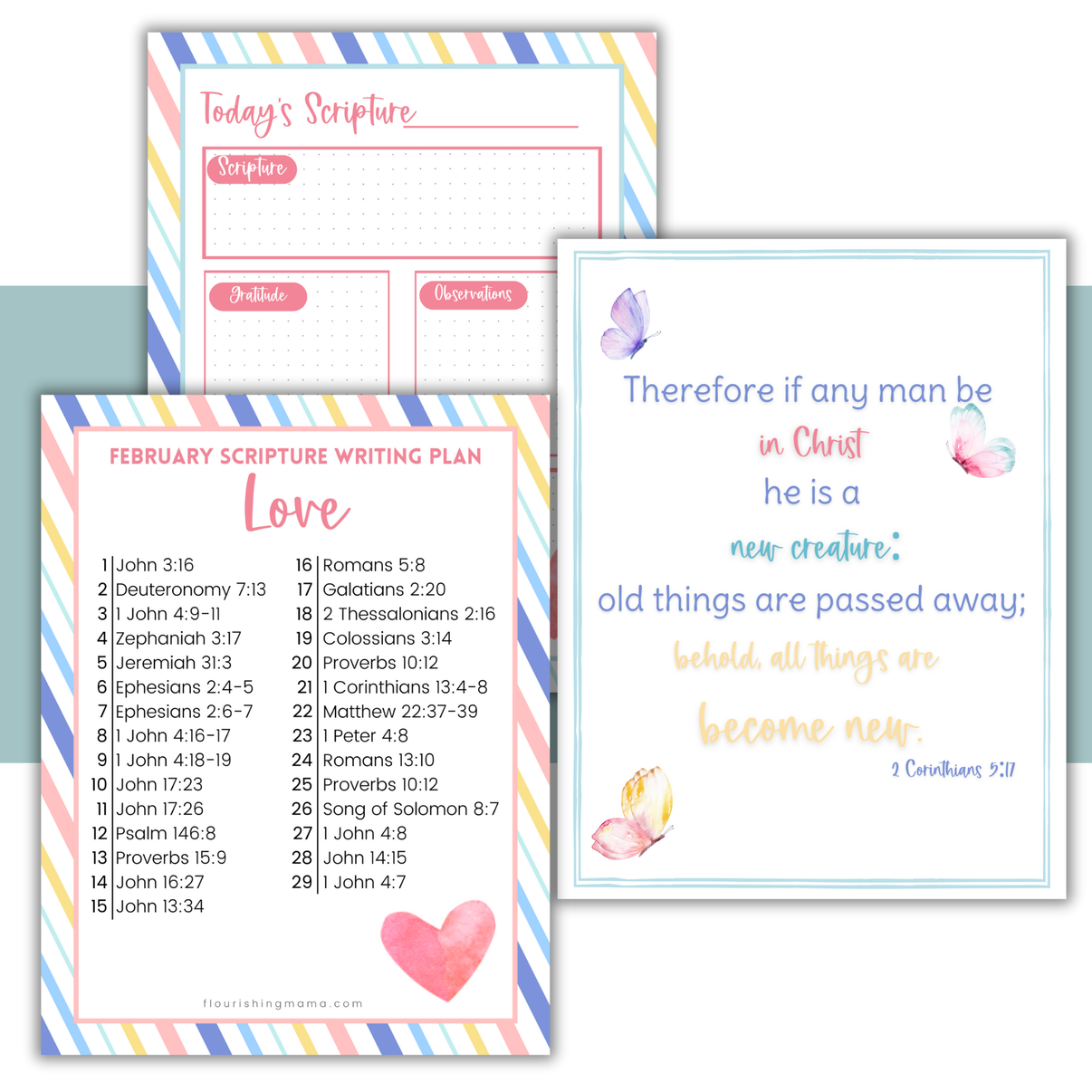 One-Year Scripture Writing Journal – Flourishing Mama