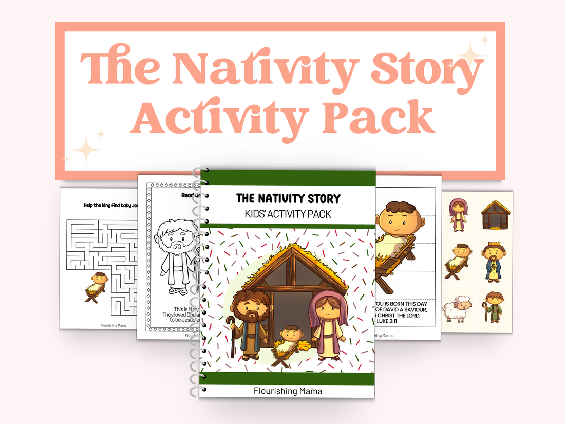 The Nativity Story Kids' Activity Pack – Flourishing Mama